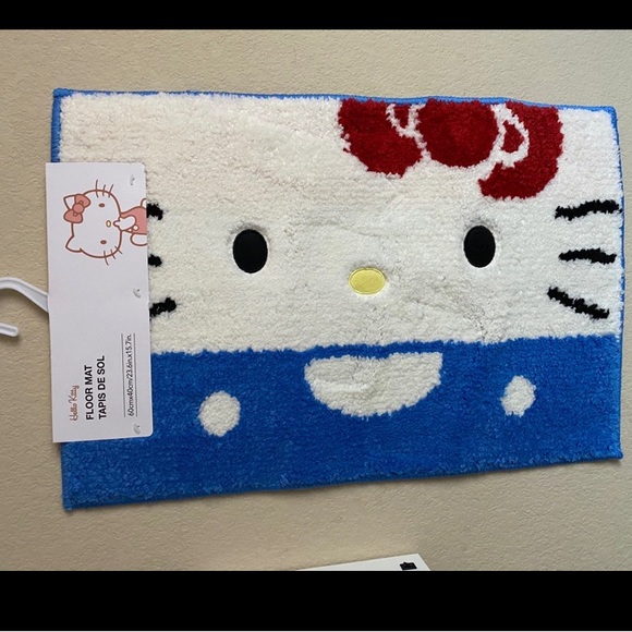 Sanrio | Accents | Hello Kitty Blue Floor Mat | Poshmark